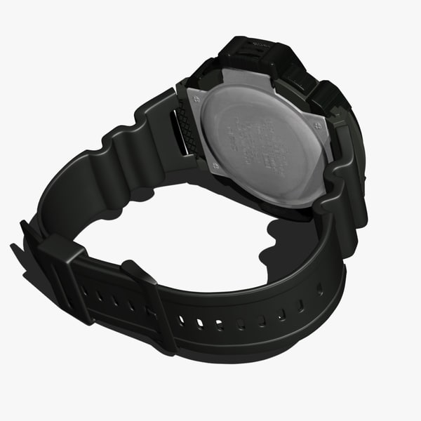 casio watch 3d model
