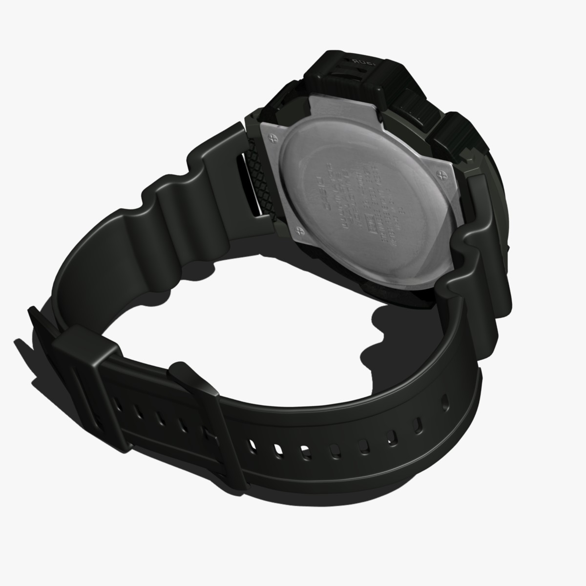 casio watch 3d model