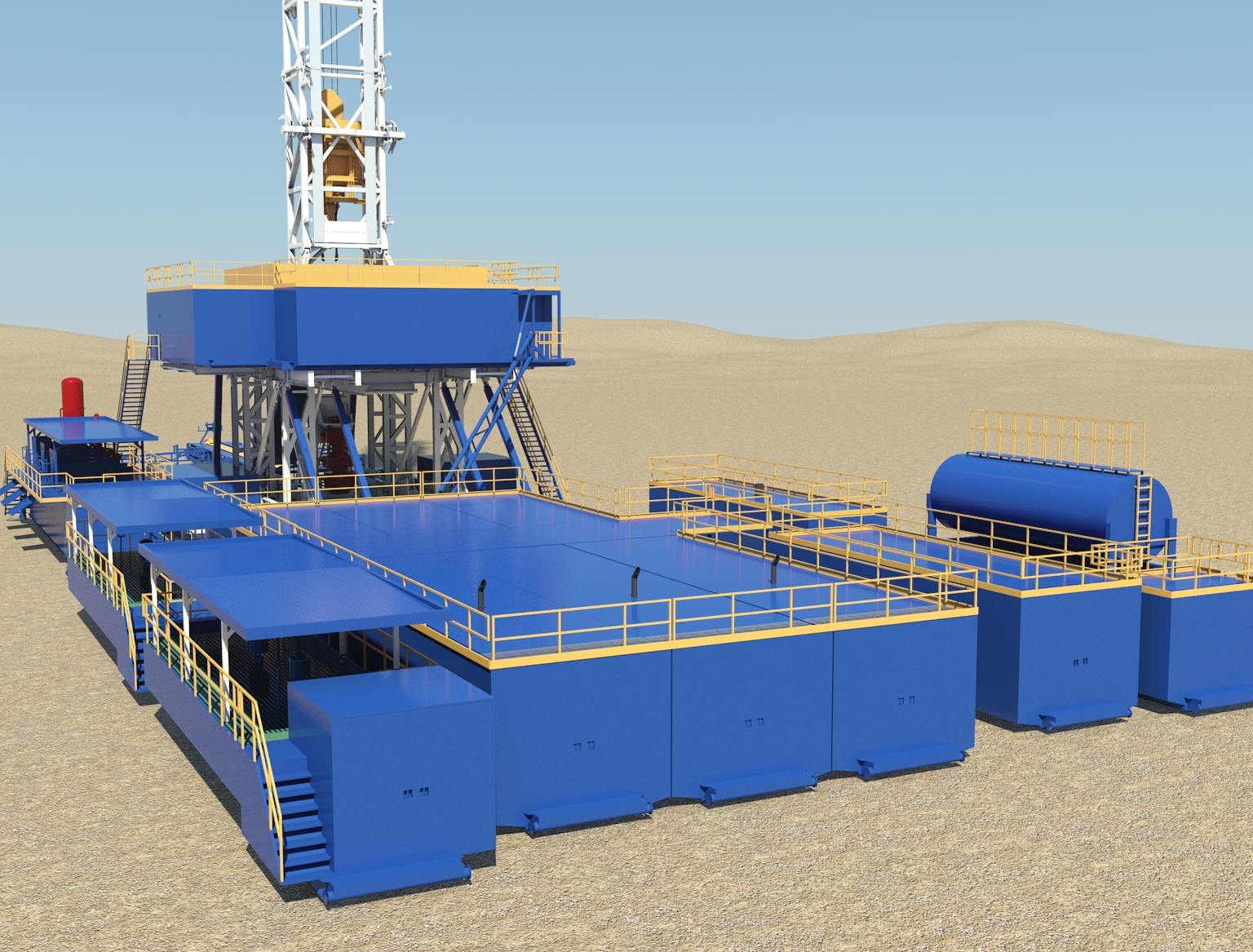 drilling rig 3d model