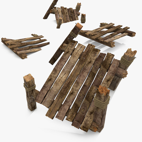 wood plank debris 3d max