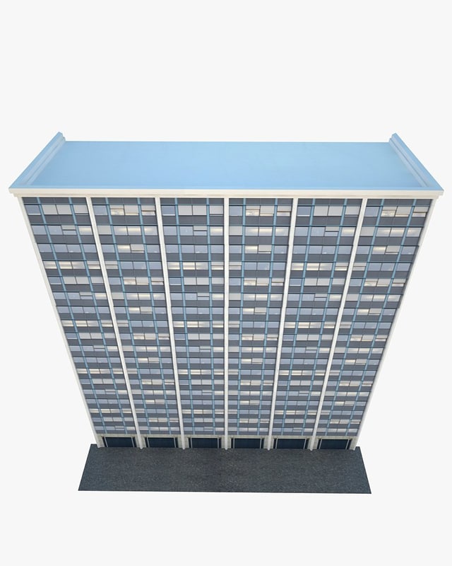 3d obj background house