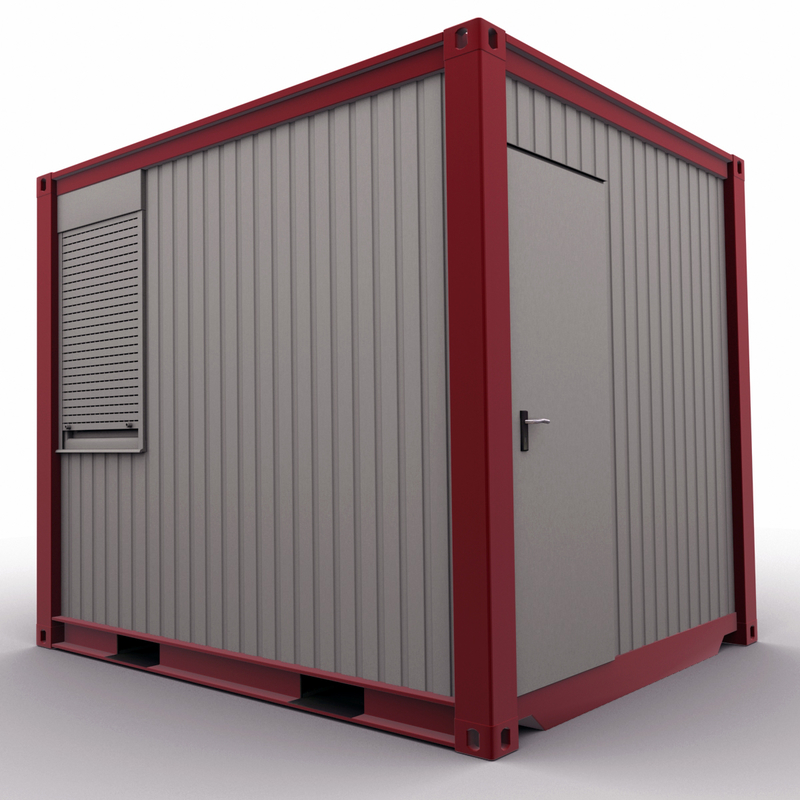 3d office containers pack