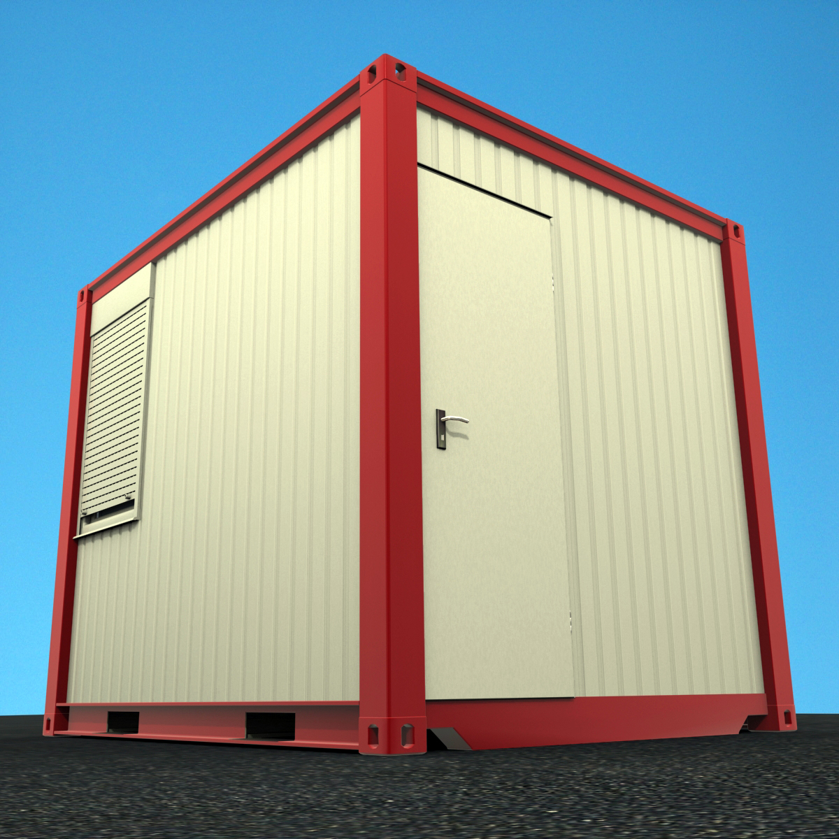 3d office containers pack