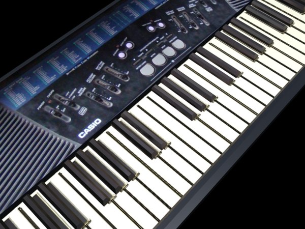 3d casio synthesizer model