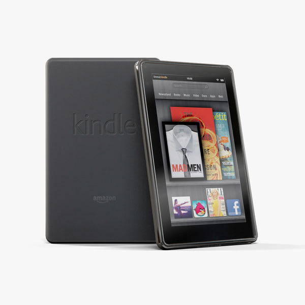 low-poly amazon kindle 8gb max