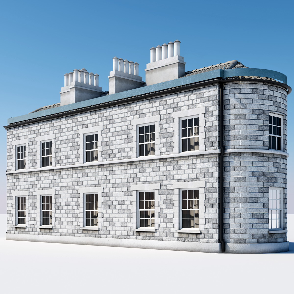 manor house 3d model