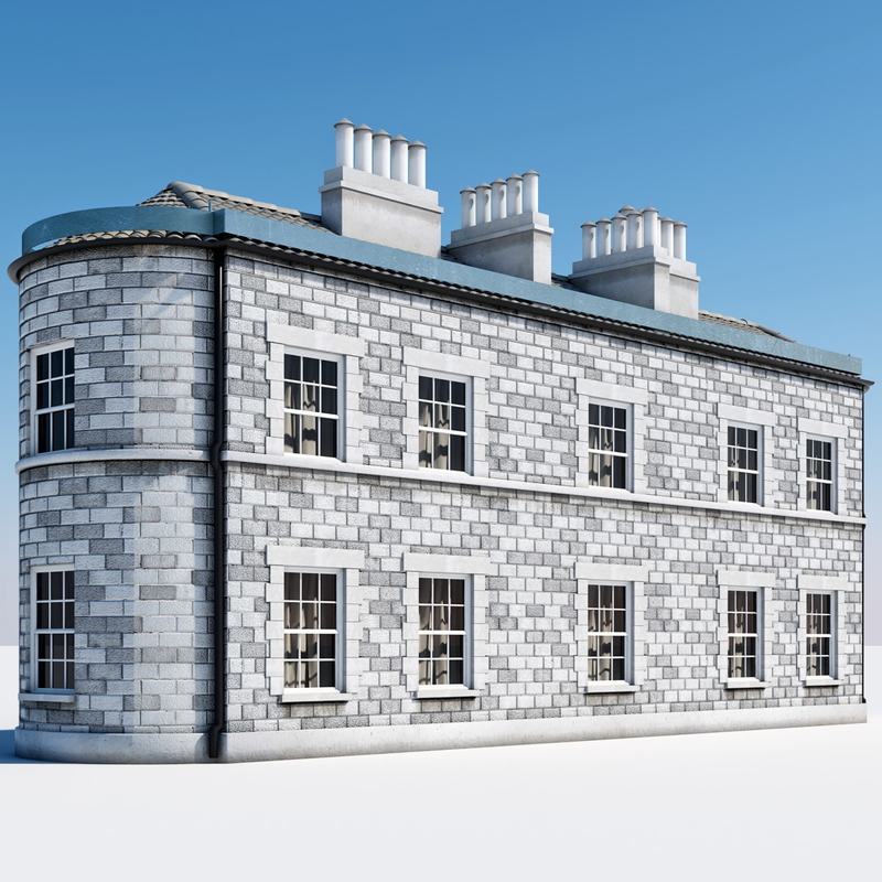 manor house 3d model