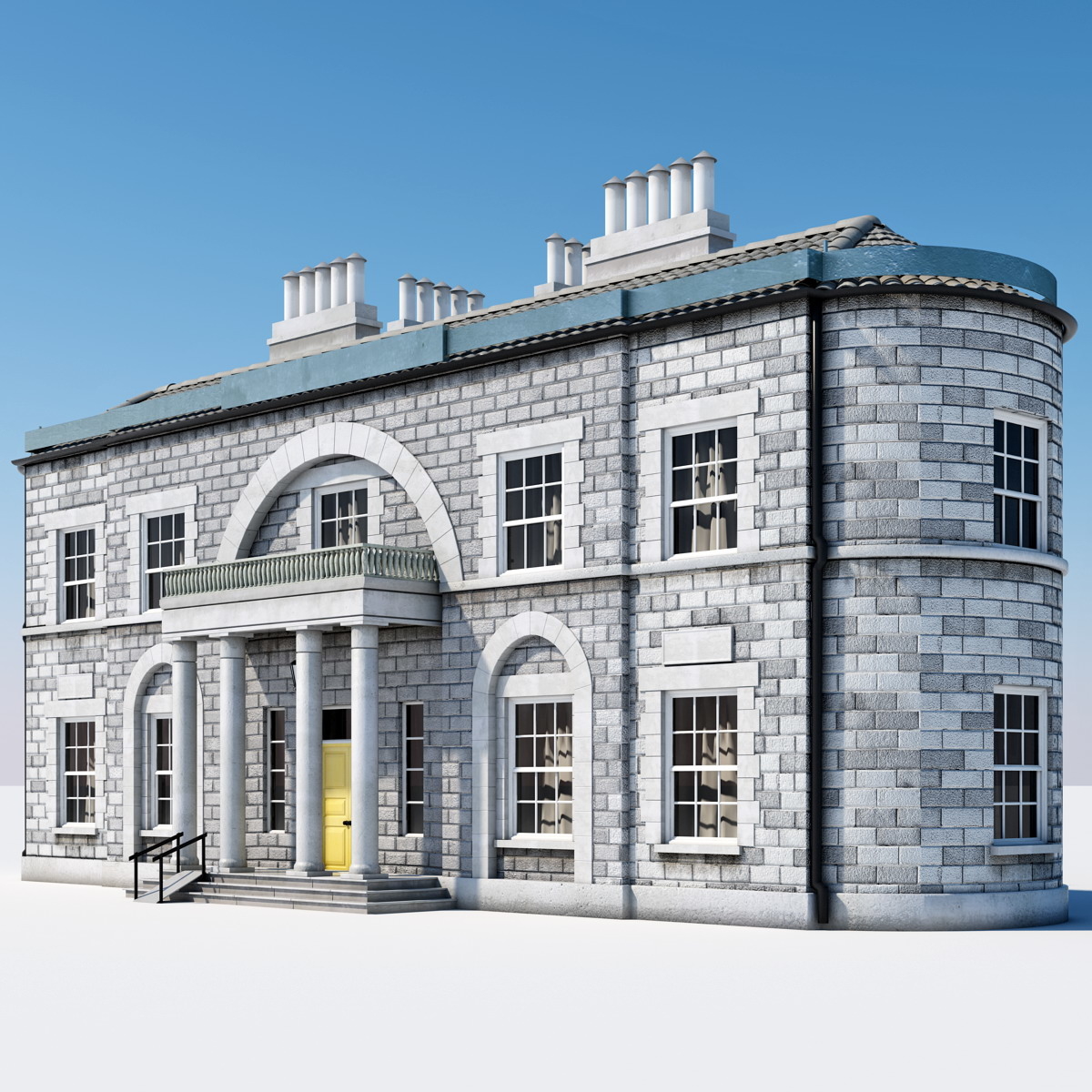 manor house 3d model