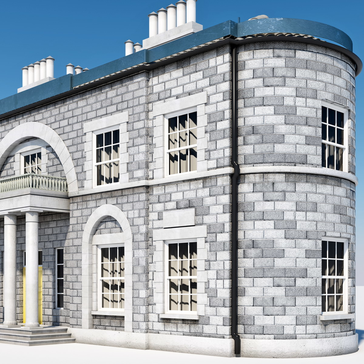 manor house 3d model