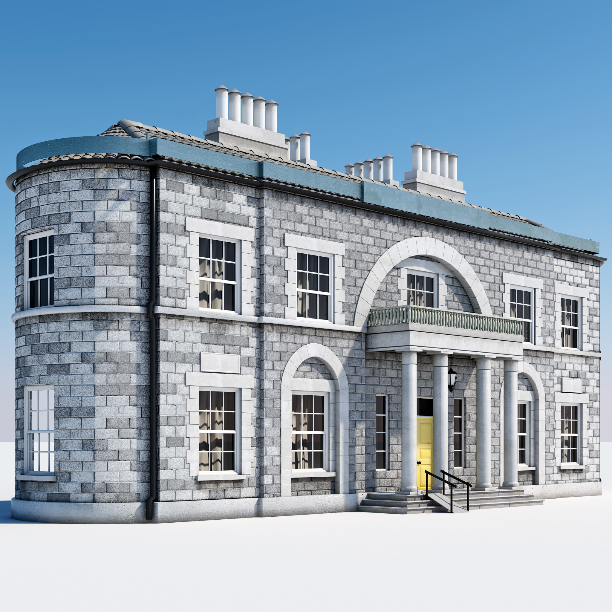 manor house 3d model