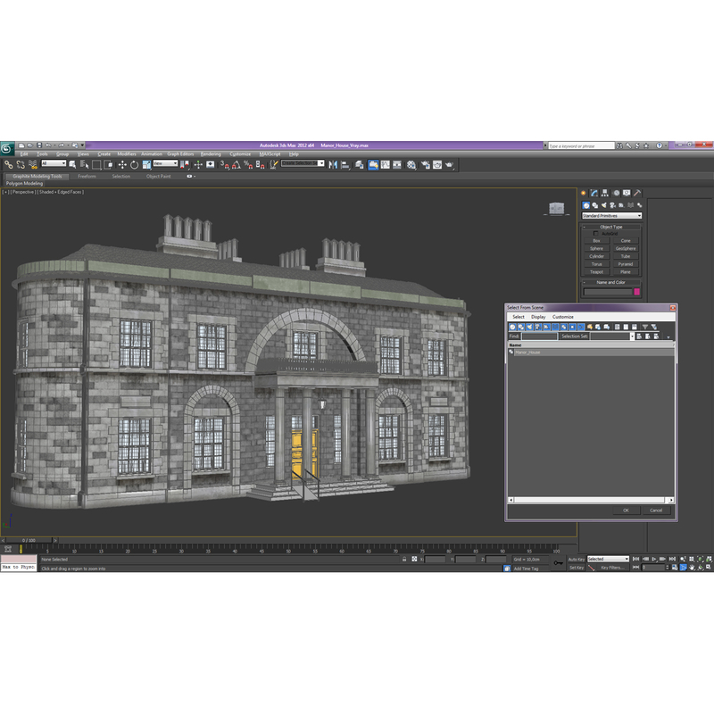 manor house 3d model