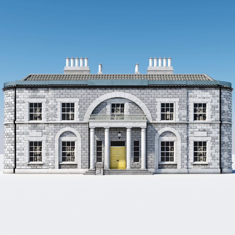 manor house 3d model