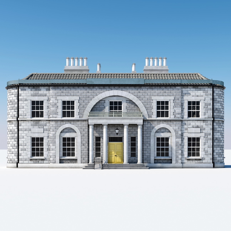 manor house 3d model