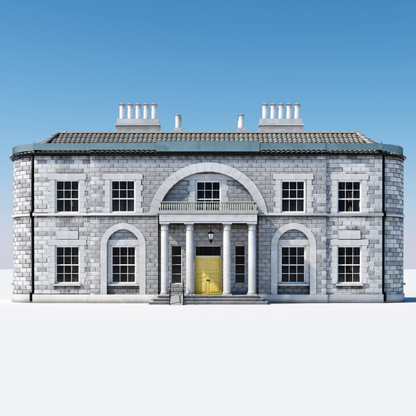 manor house 3d model