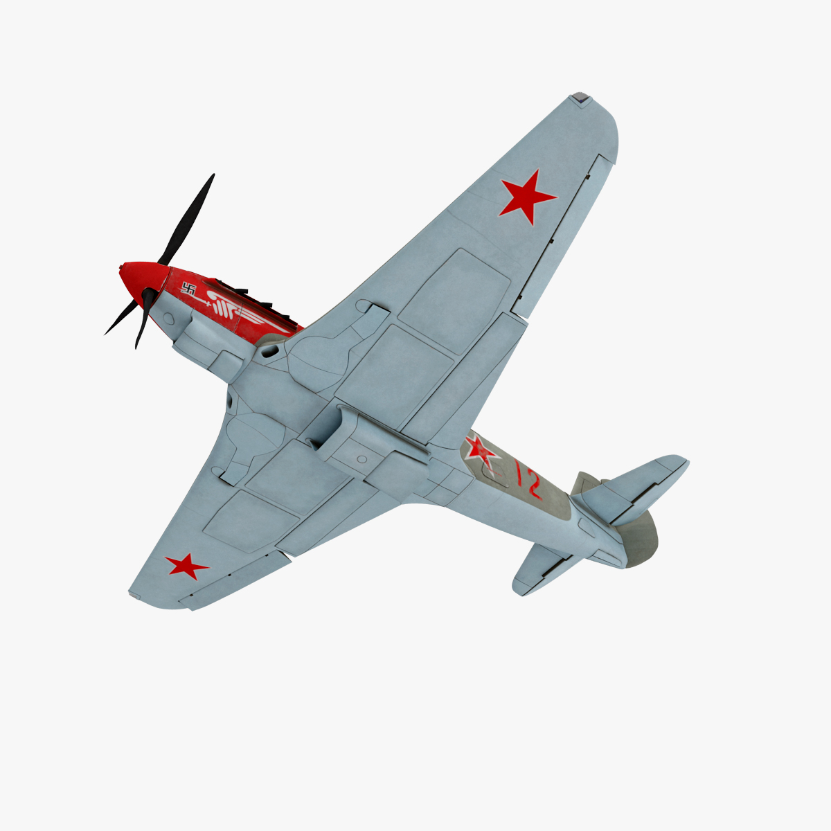 3d max yakovlev yak-9 soviet world war