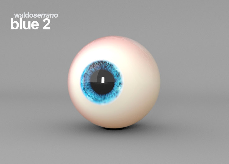 maya eye realistic human characters