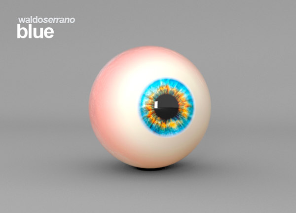 maya eye realistic human characters