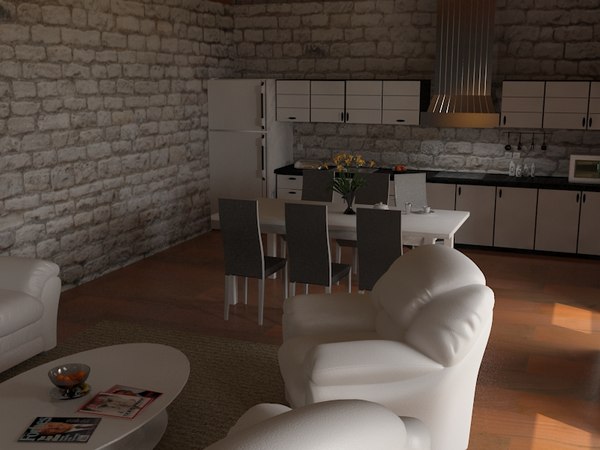 3ds max house cross section