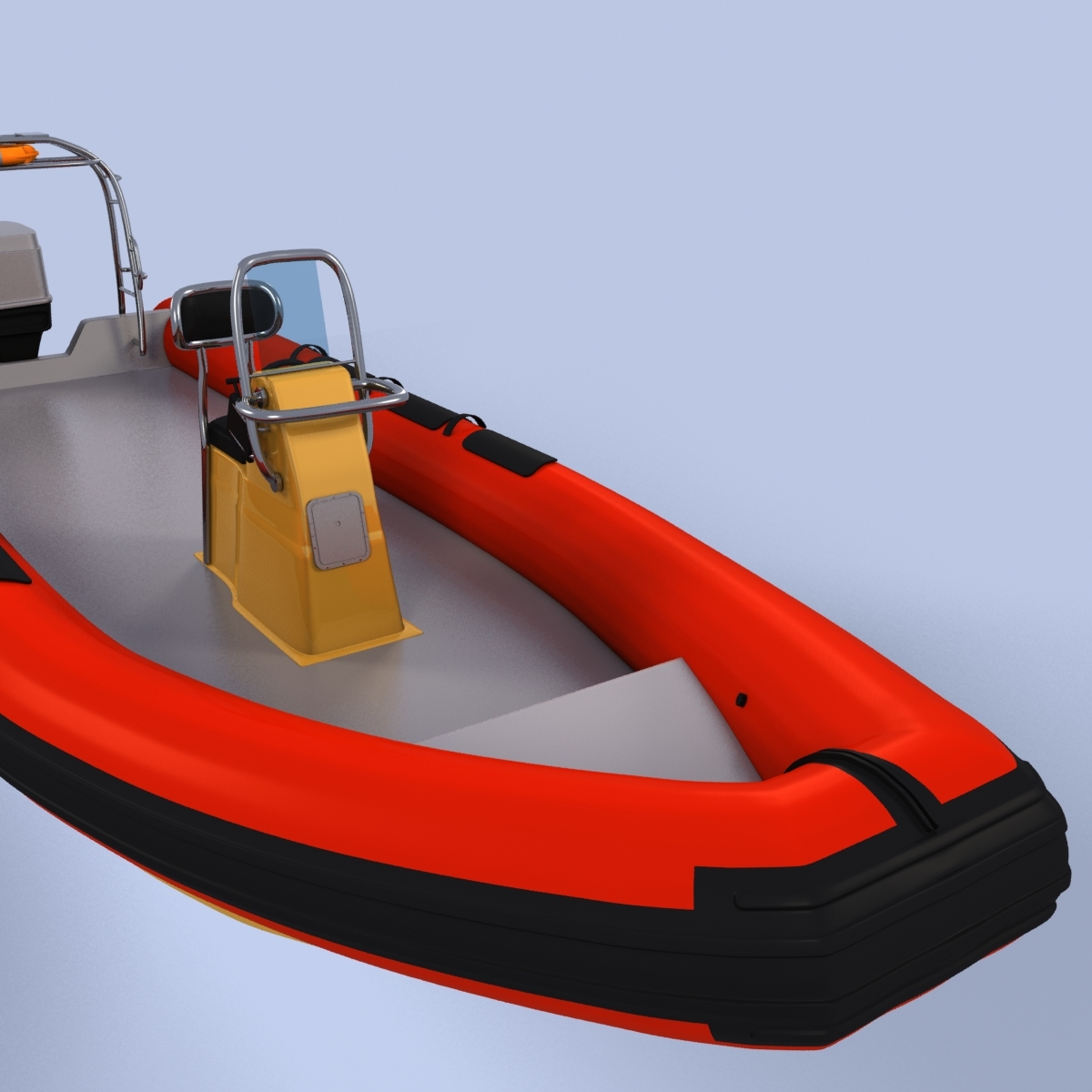 rigid inflatable boats 3d model