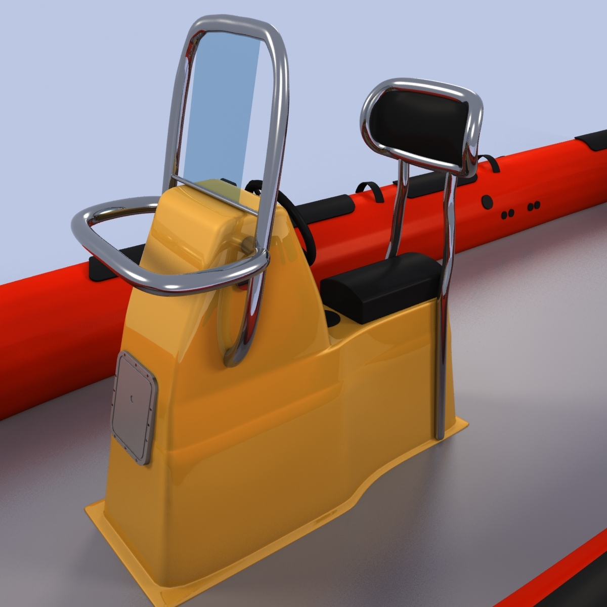 rigid inflatable boats 3d model