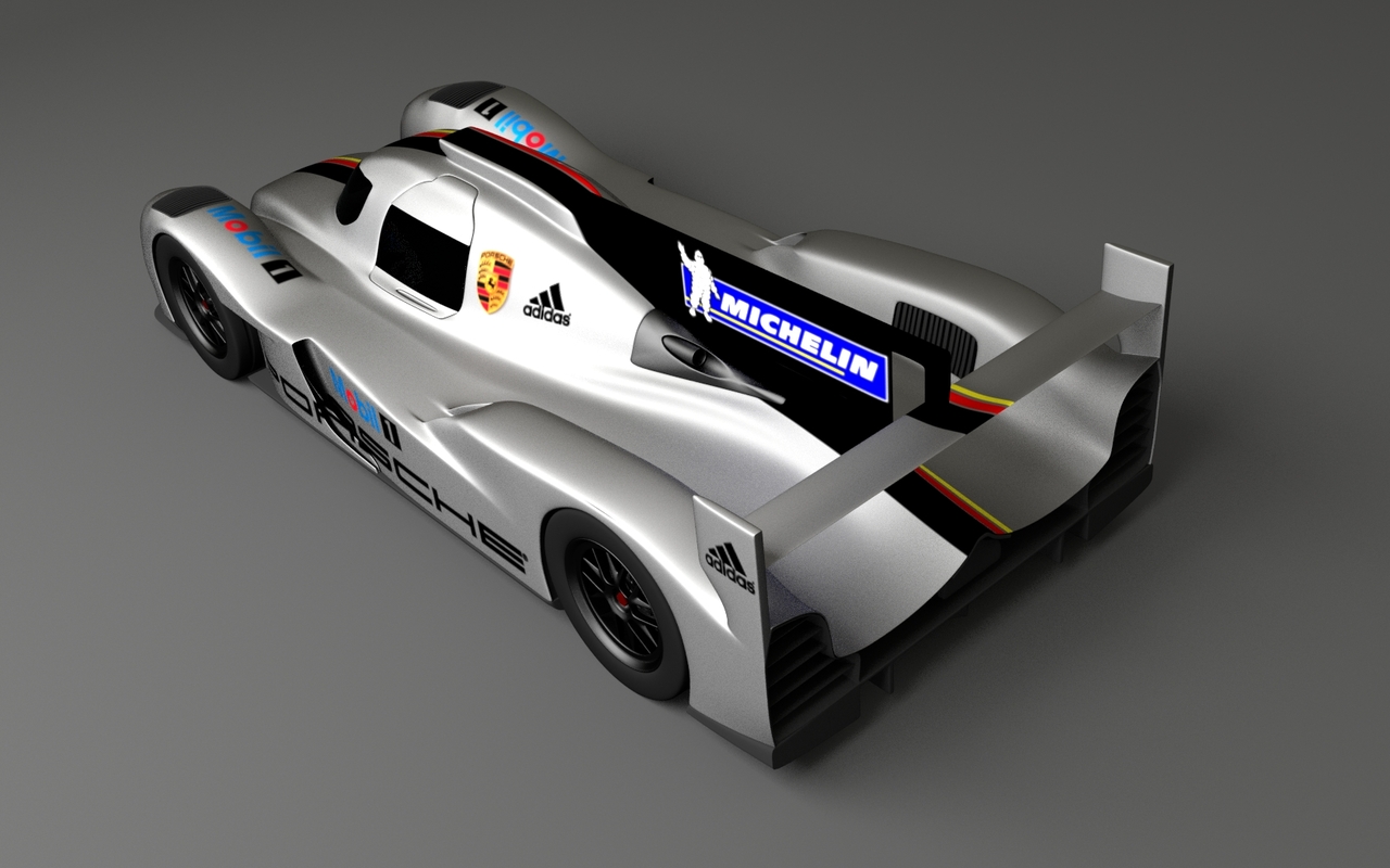 3d model 2014 le mans porsche