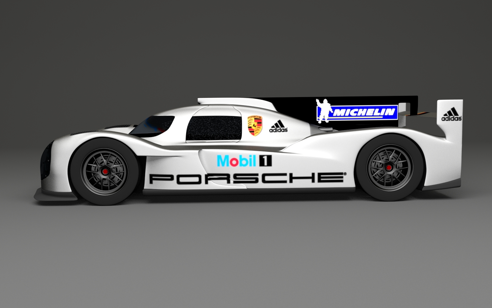 3d model 2014 le mans porsche