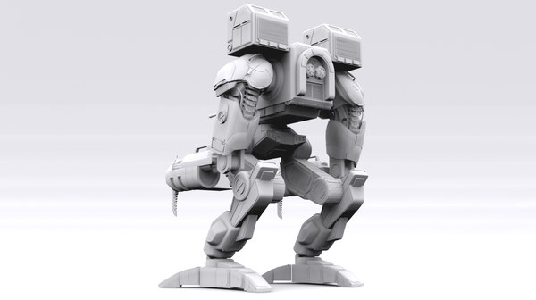 mech robot 3d model