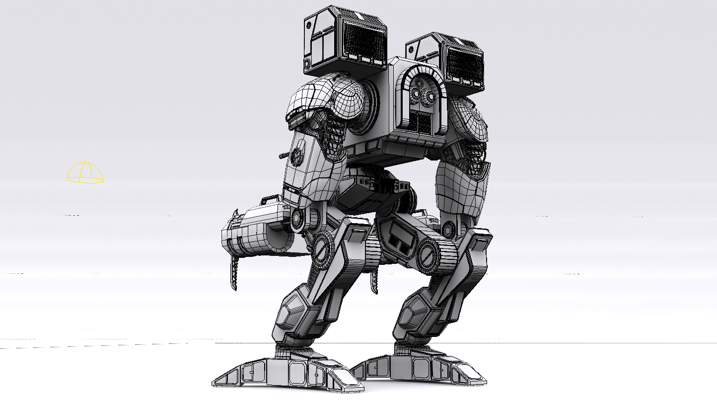 mech robot 3d model