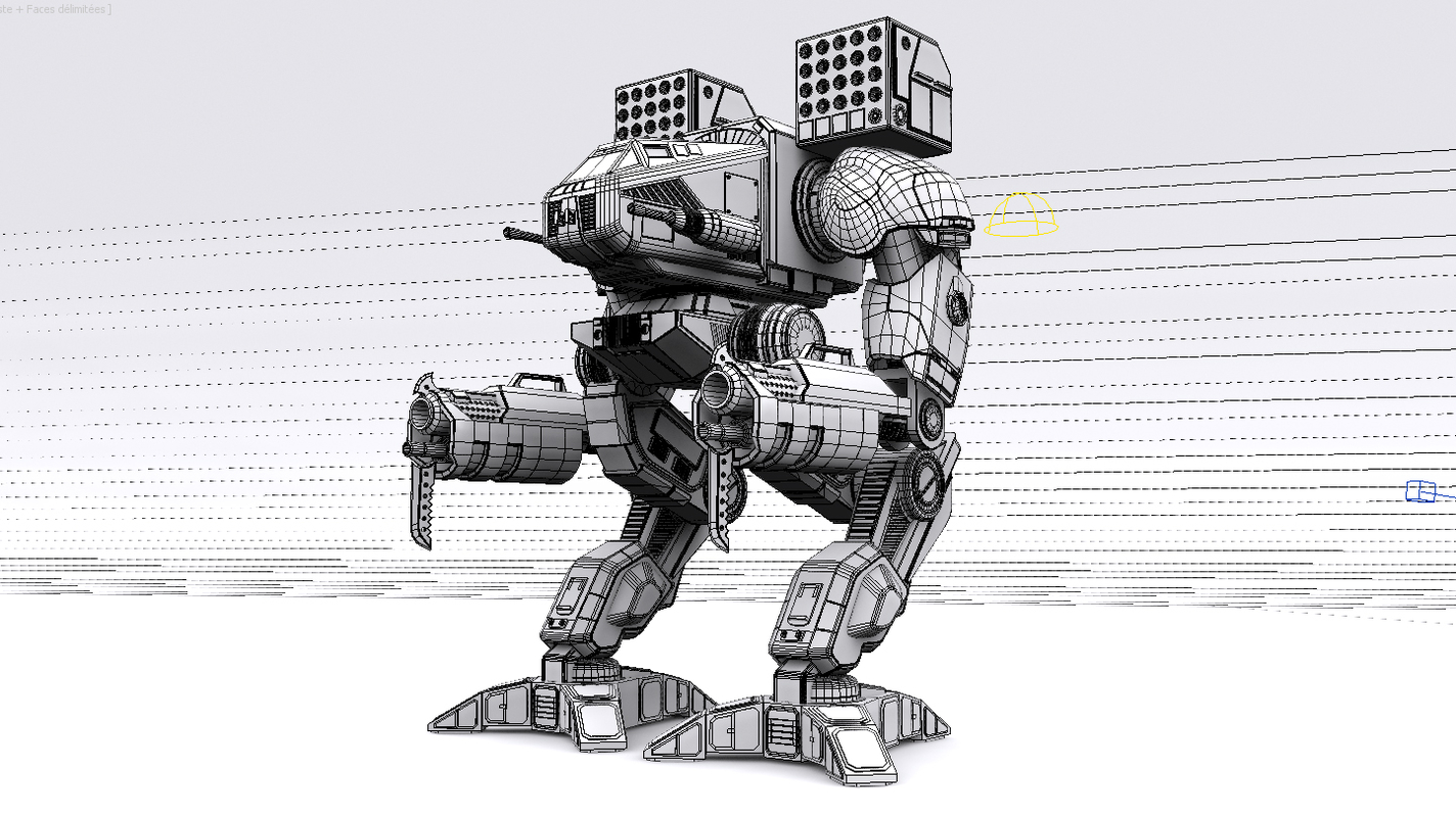 mech robot 3d model