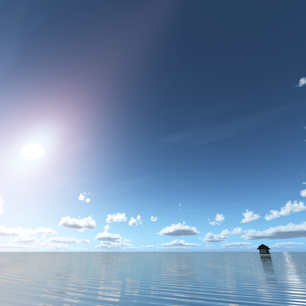 3d model sky clouds