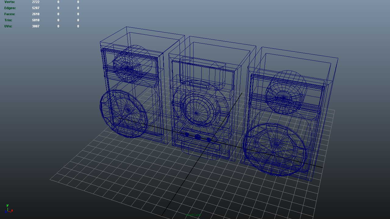 free fbx model stereo