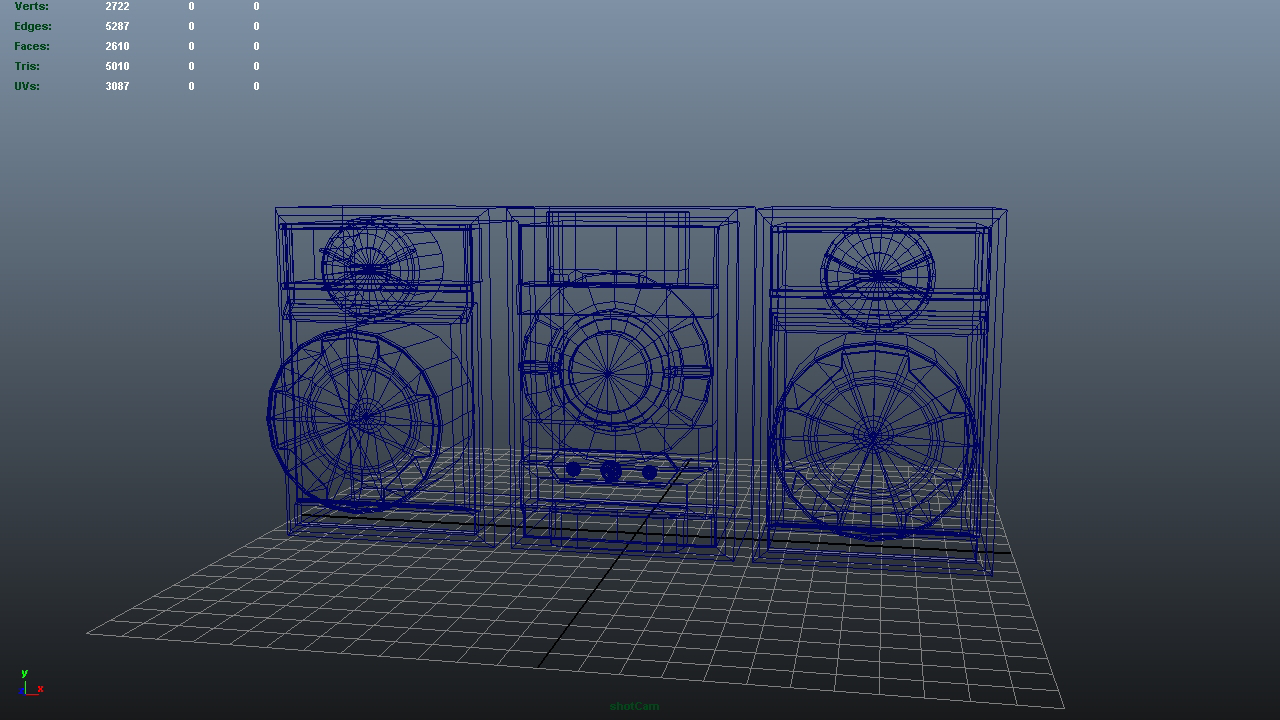 free fbx model stereo