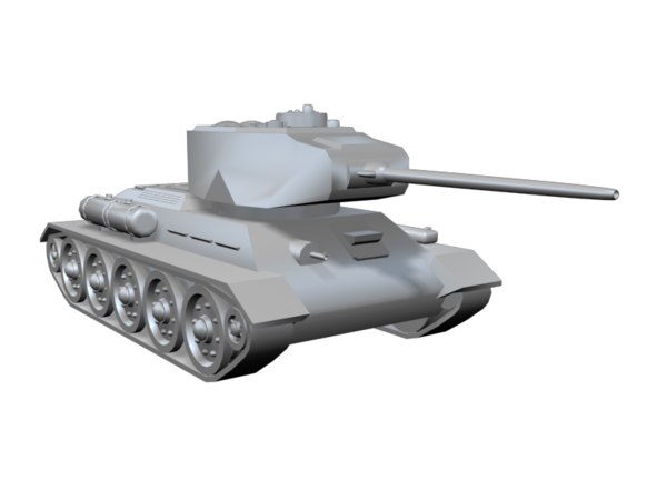 free world war tank 3d model