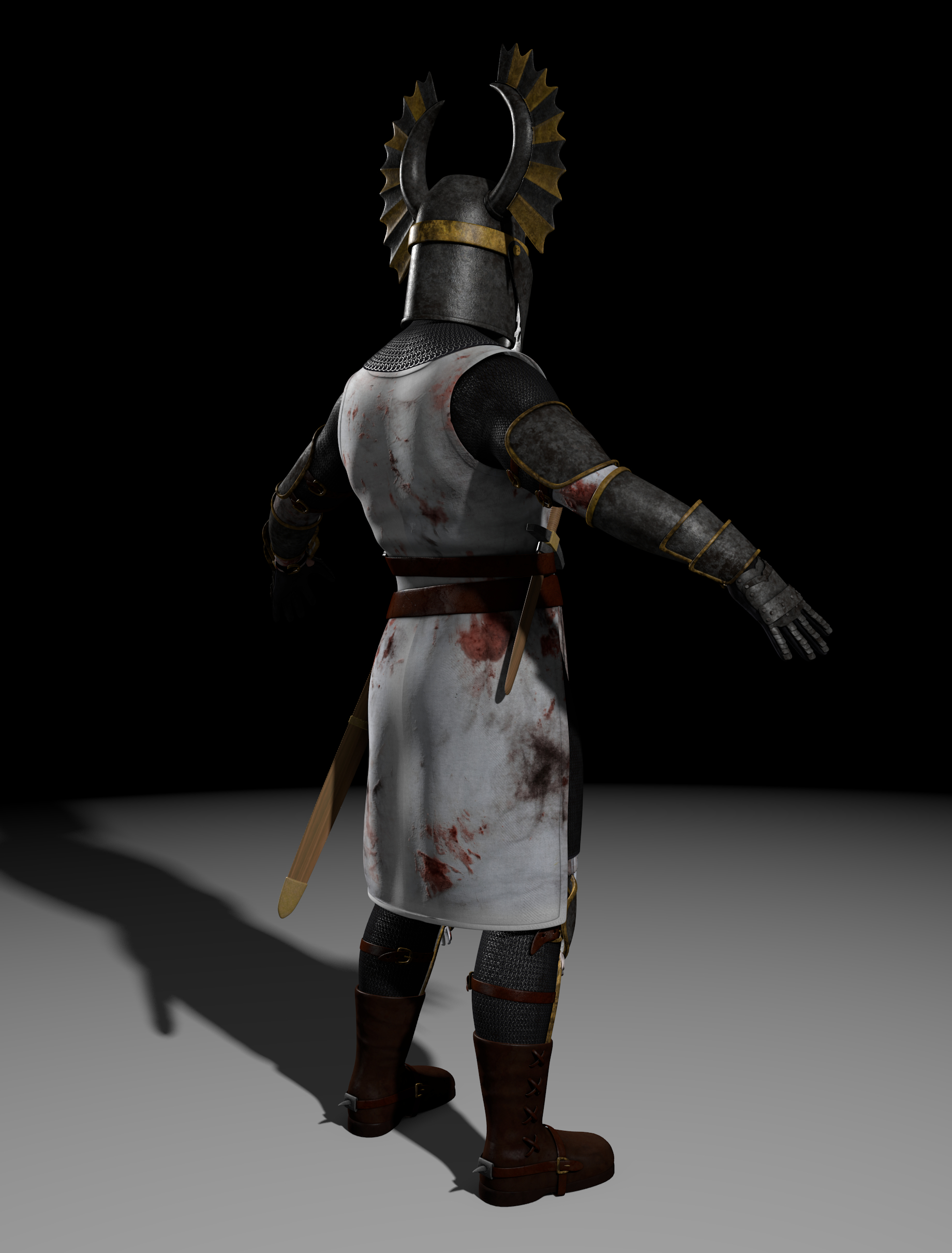 teutonic knight 3d model