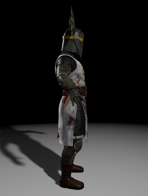 teutonic knight 3d model