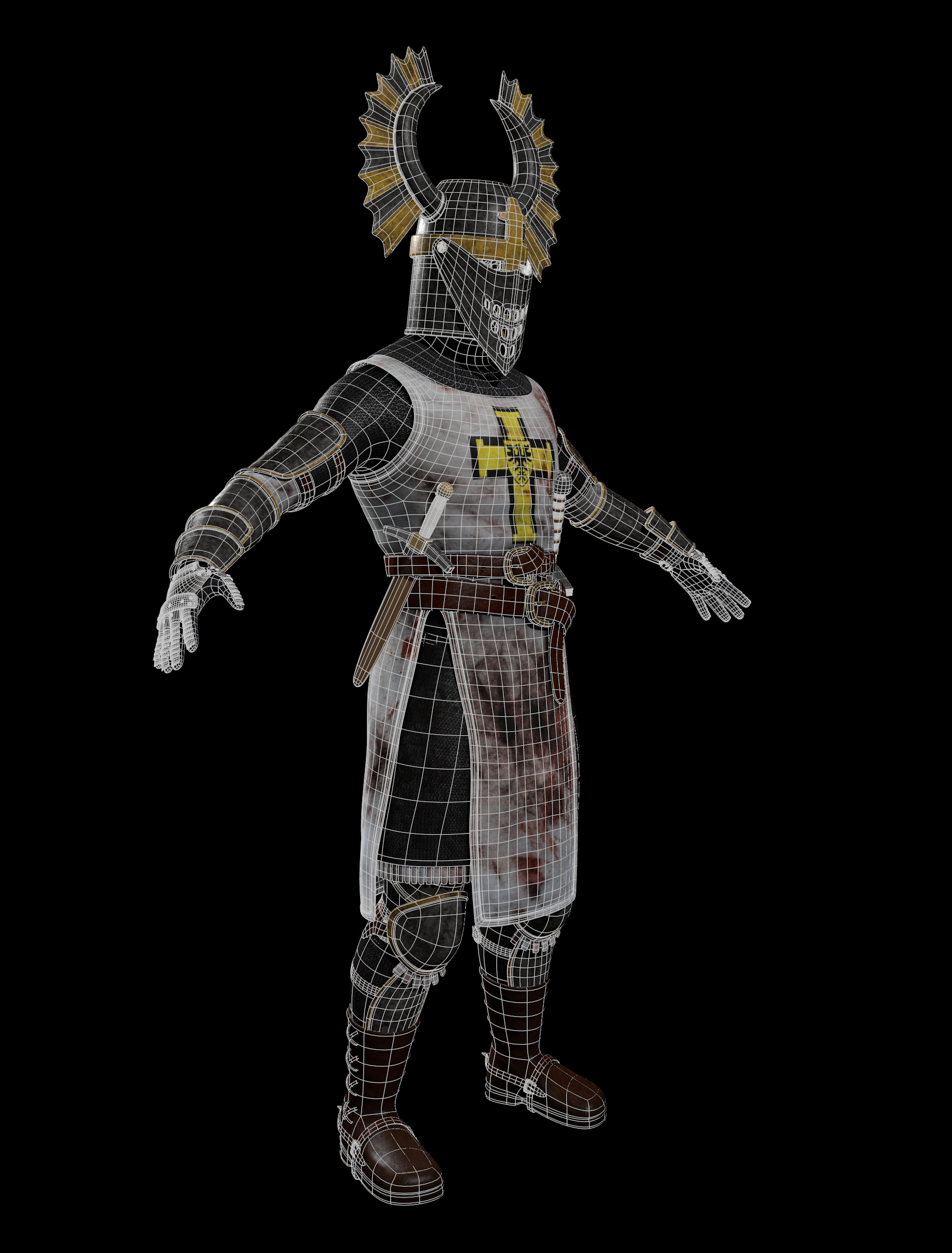 teutonic knight 3d model