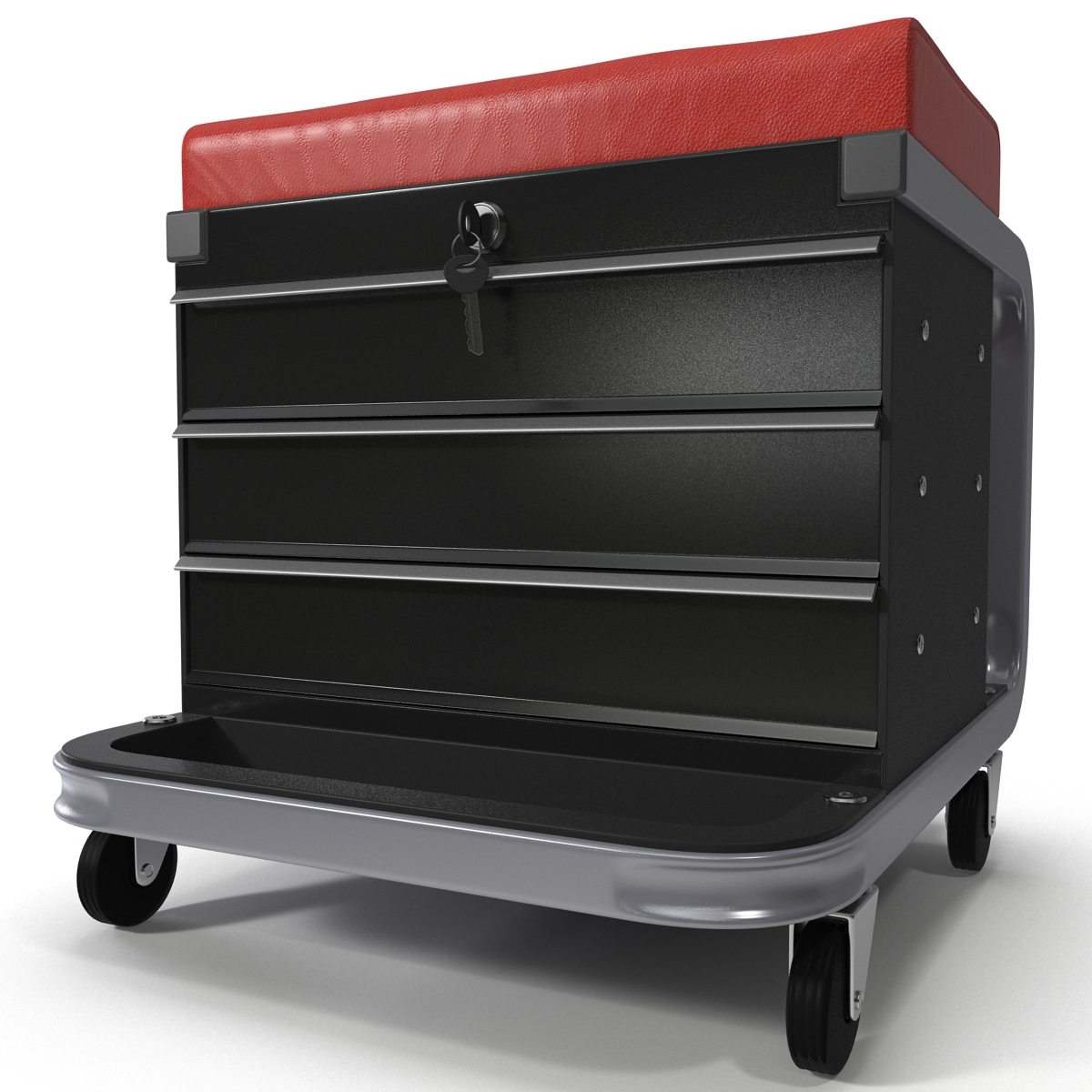 3d toolbox creeper seat model