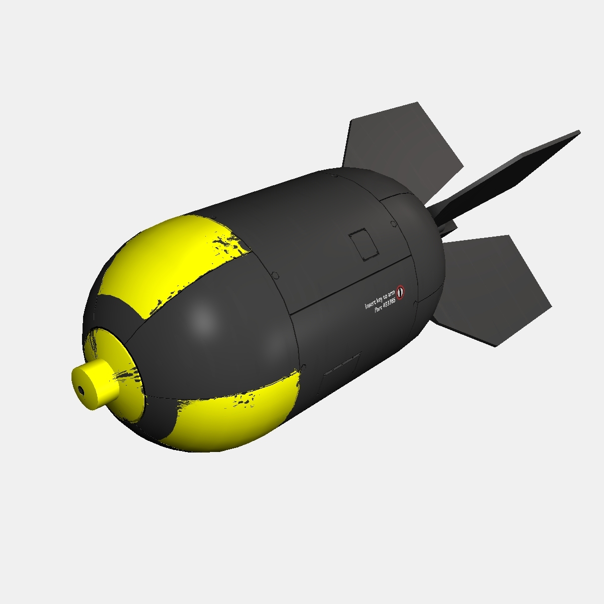 modelo 3d Bomba, arma nuclear - TurboSquid 805860