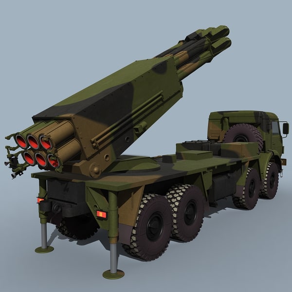 mlrs battery smerch 3d max