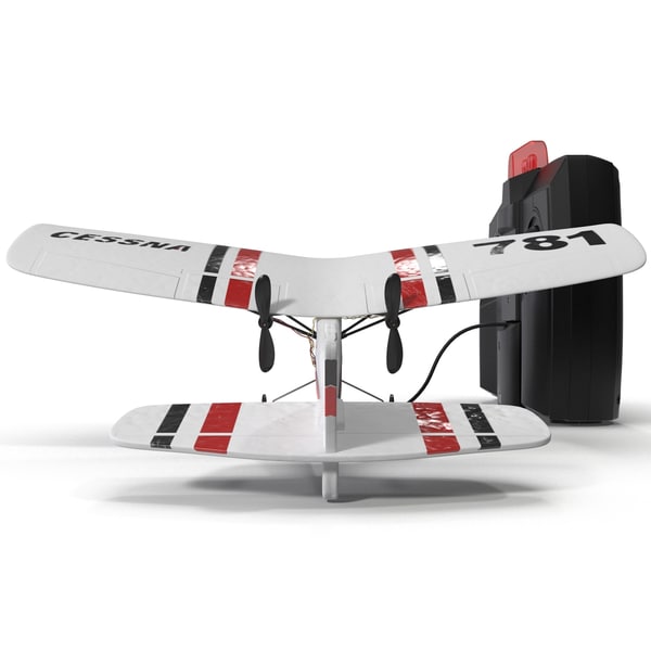 remote control airplane cessna 3d model