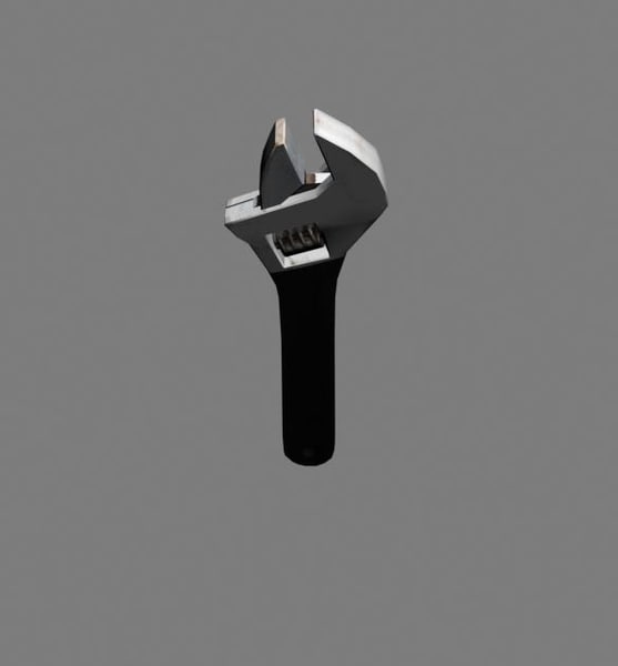 french key 3d model