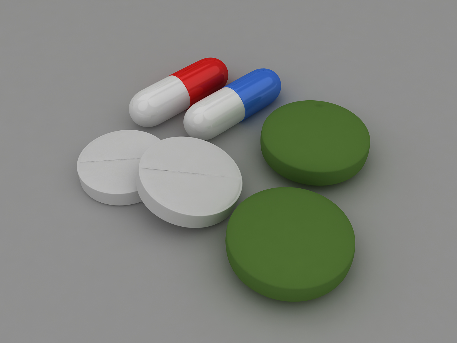 3d model medicines pills