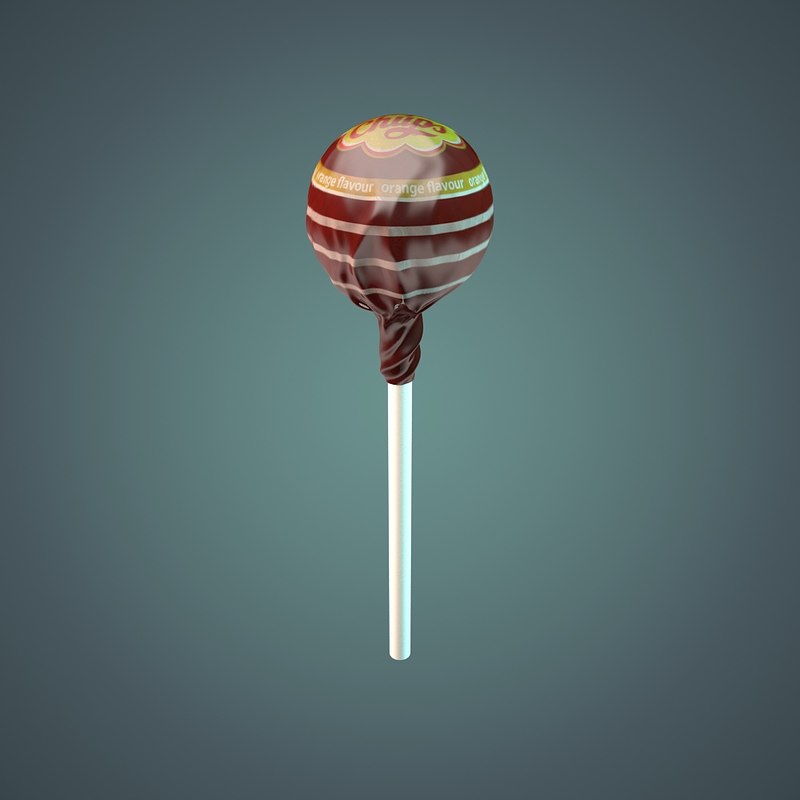 lolipop package 3d model