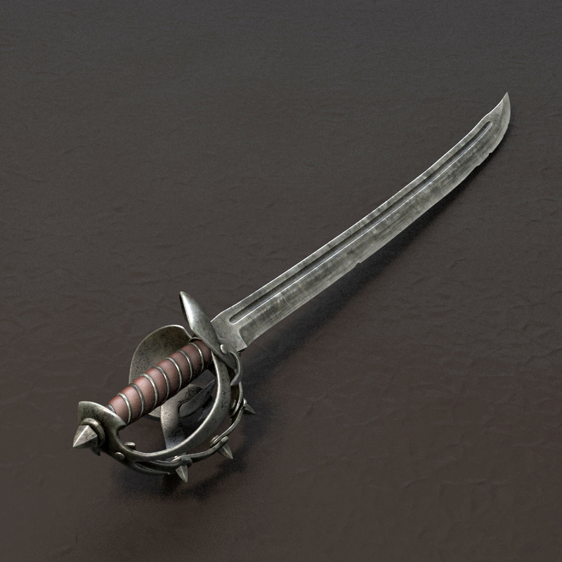 max antique pirate sword