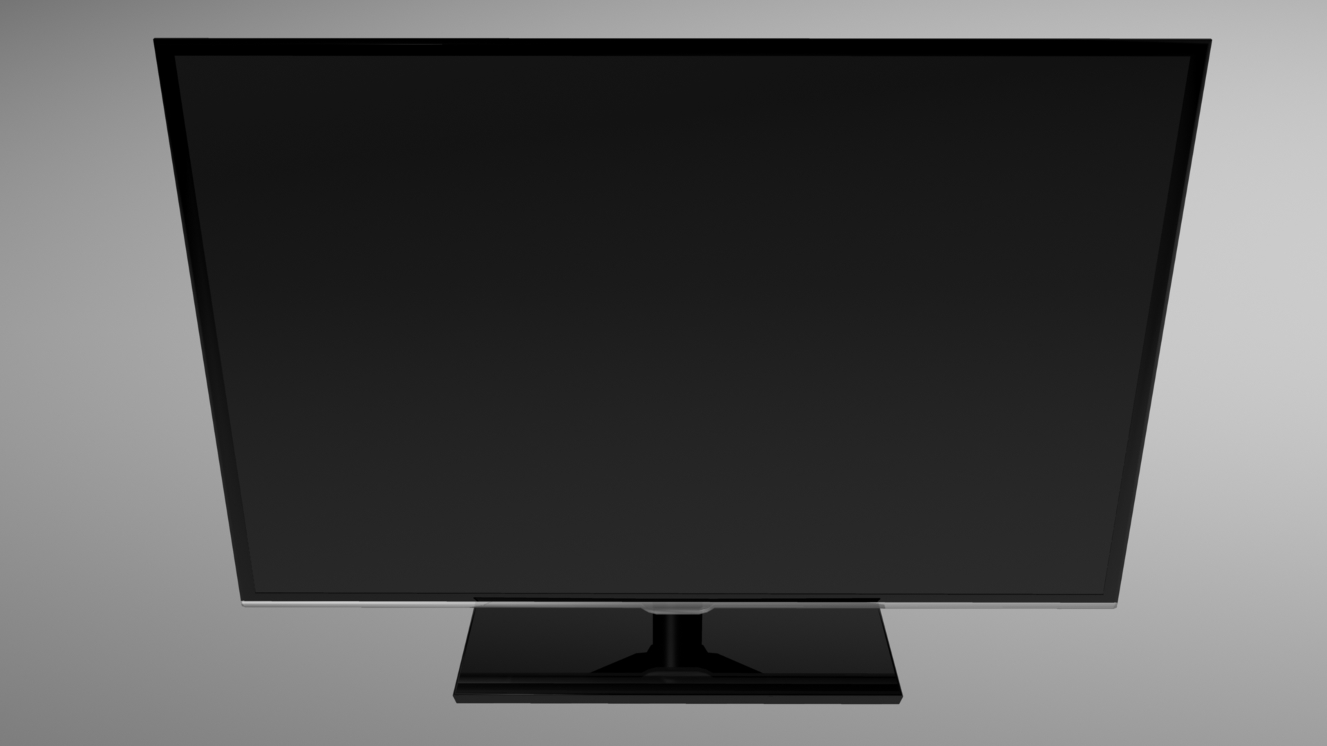 3ds max black slim tv