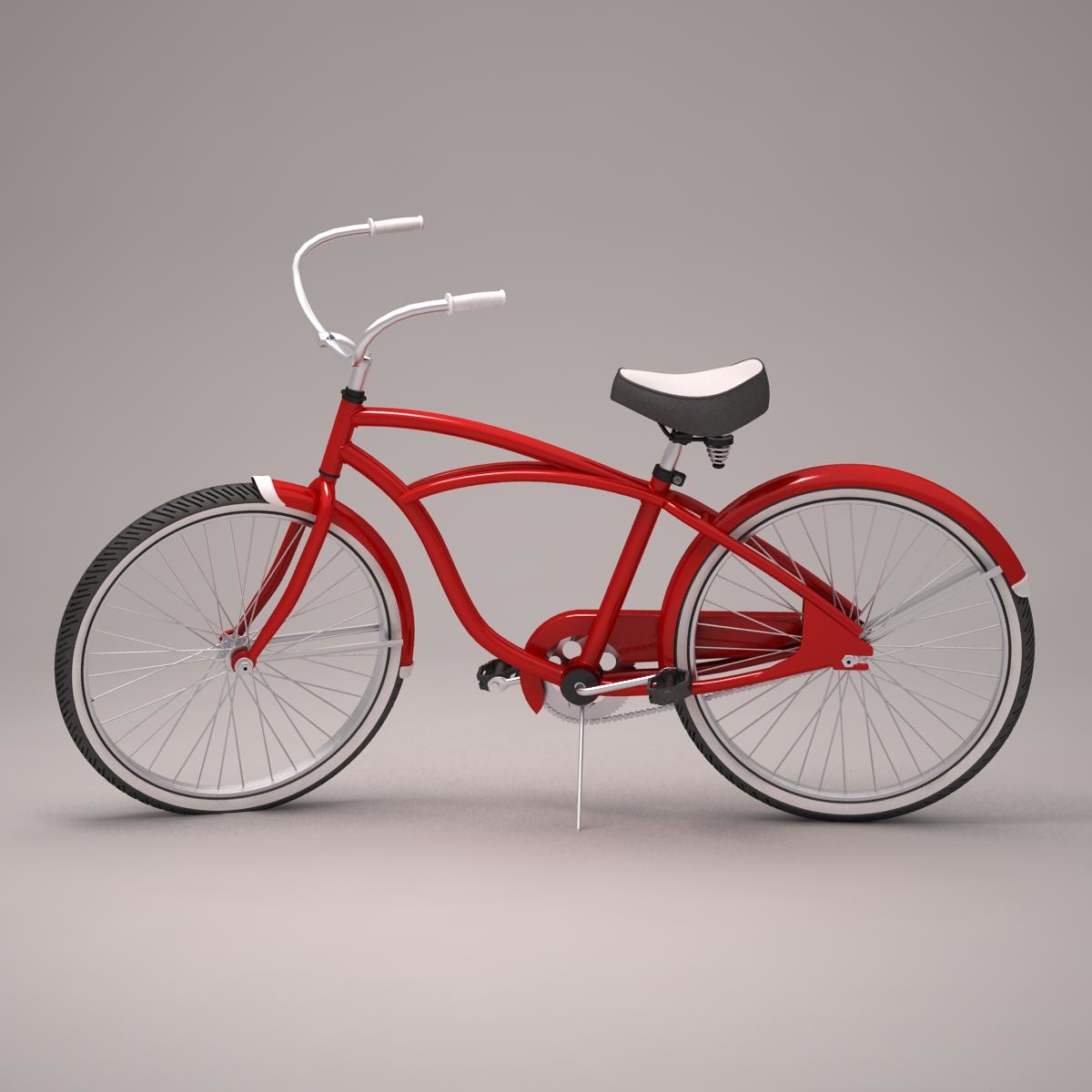 beach bicycle 3d model