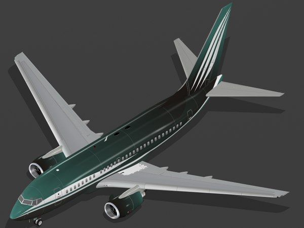 boeing 737-600 private livery 3d model