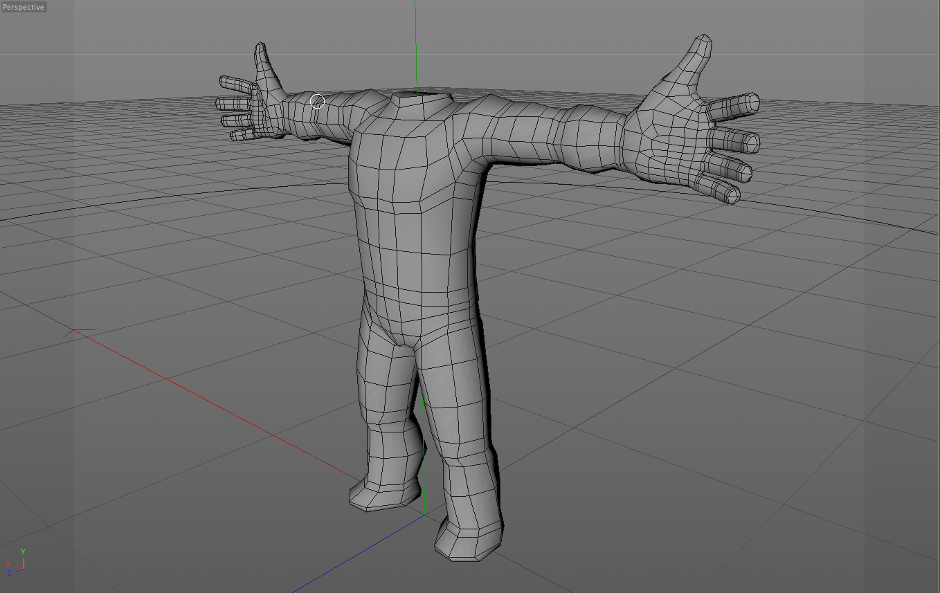 free body character 3d model