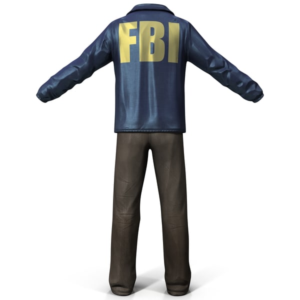 fbi agent clothes 2 3d c4d