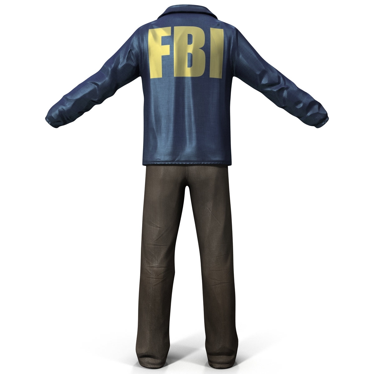 fbi agent clothes 2 3d c4d